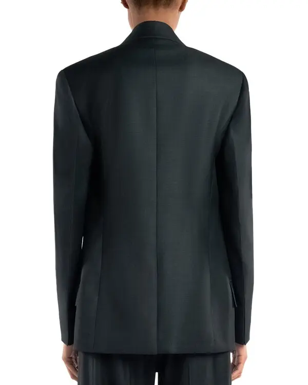 Victoria Beckham Sculptural Layered Wool Jacket