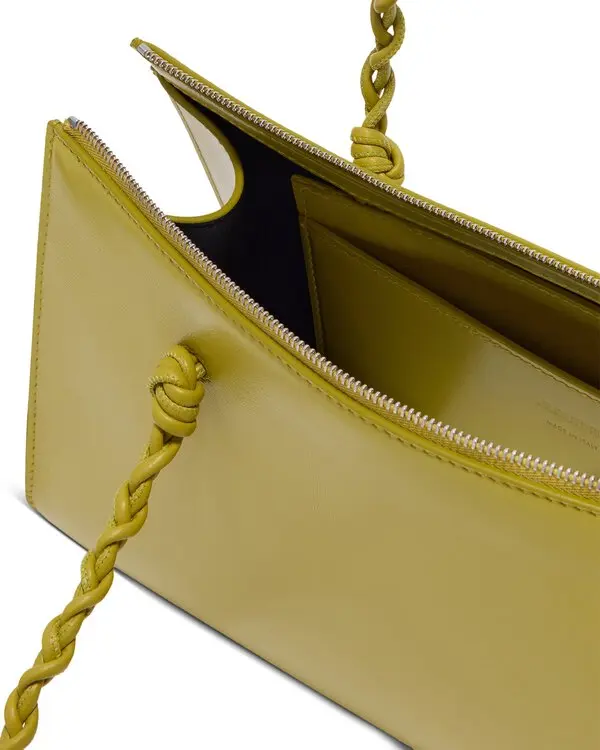 JIL SANDER Tangle Tent Small Leather Shoulder Bag