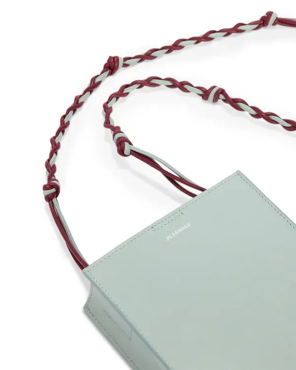 JIL SANDER Tangle Leather Phone Shoulder Bag