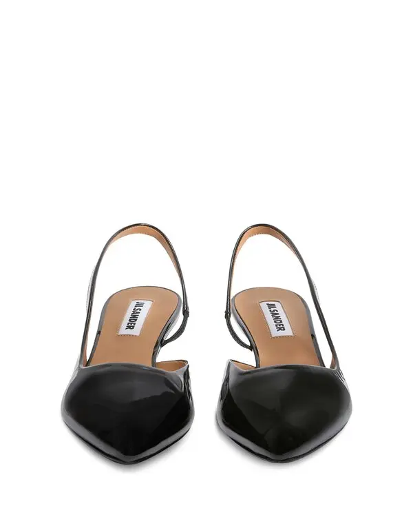 JIL SANDER Arc Slingback Pumps