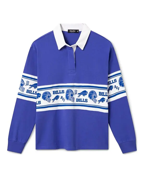 Junk Food Clothing Buffalo Bills Helmet Rugby Shirt - Liberty