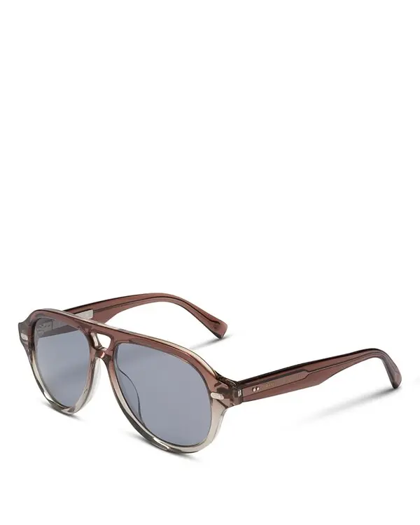 Brunello Cucinelli Paul Aviator Sunglasses, 57mm