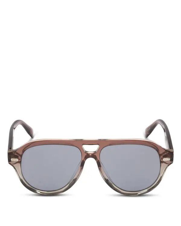 Brunello Cucinelli Paul Aviator Sunglasses, 57mm