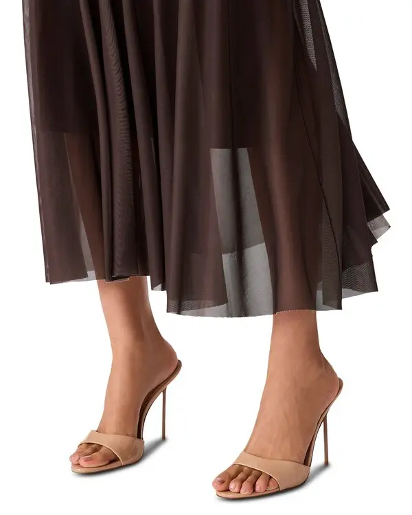 Steve Madden Vivara Mesh Turtleneck Dress