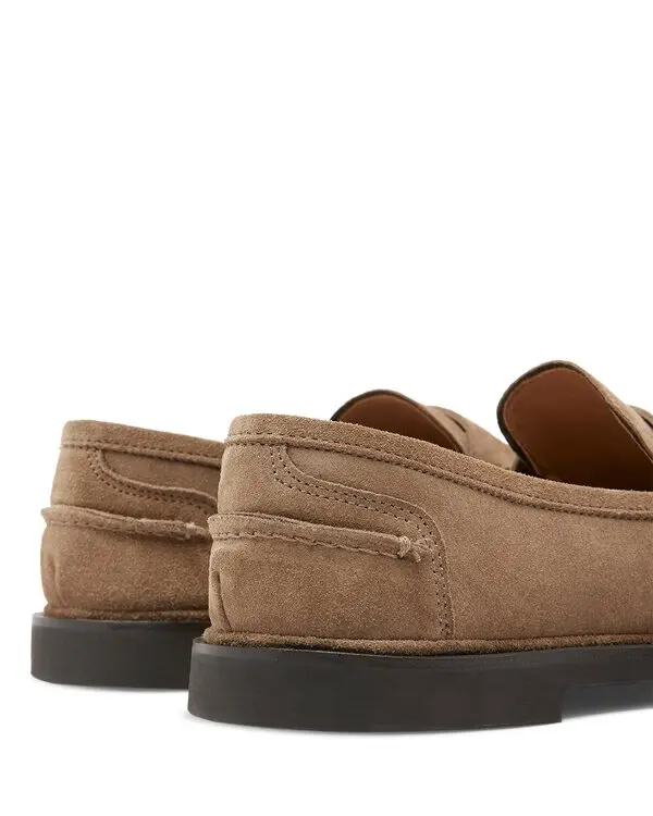 La Canadienne Magnetic Shearling Lined Suede Loafers