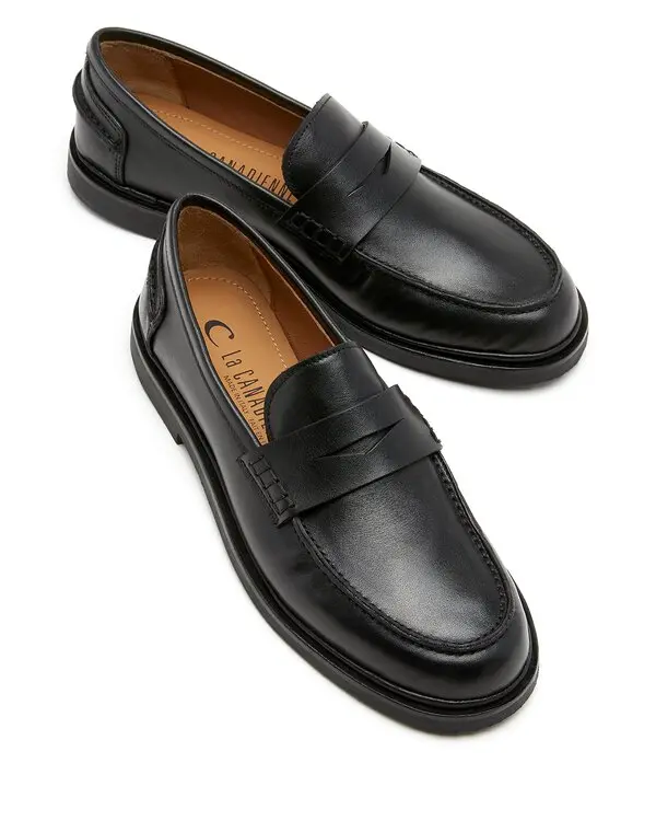 La Canadienne Magnet Leather Penny Loafers
