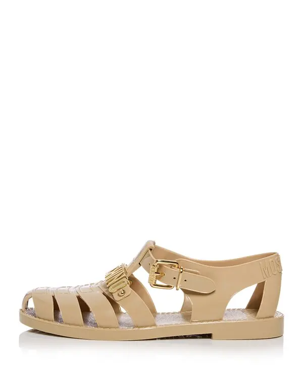 Moschino Jelly Sandals - Beige