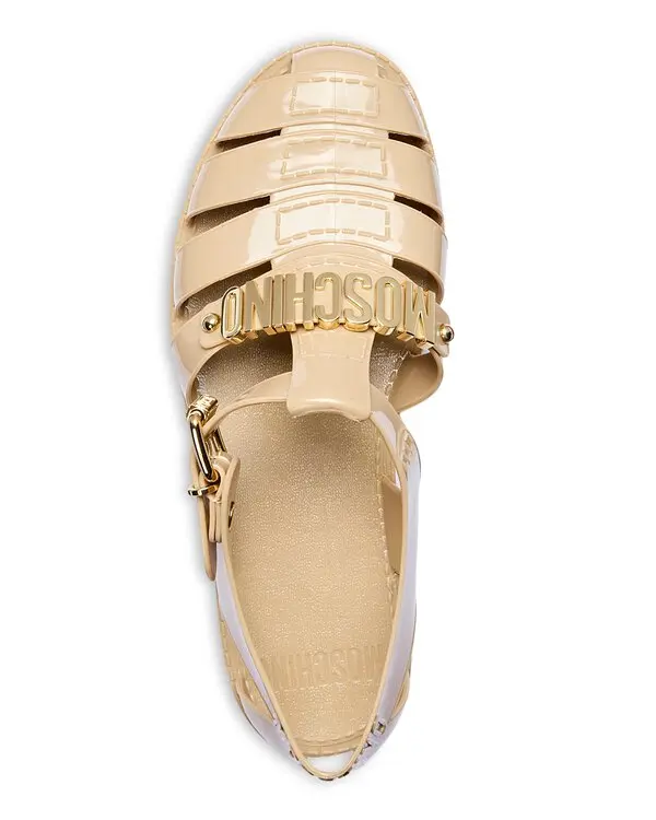 Moschino Jelly Sandals - Beige