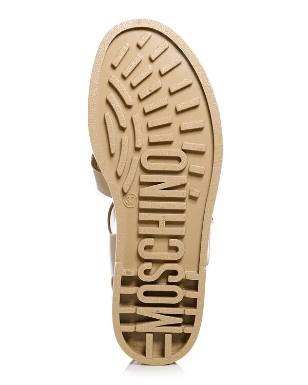 Moschino Jelly Sandals - Beige