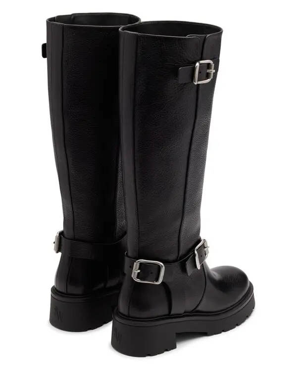 STUART WEITZMAN Ren Leather Knee High Boots