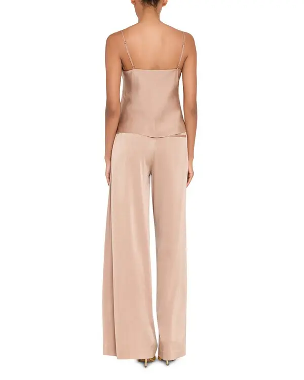 Kobi Halperin Camille Lace Trim Satin Camisole