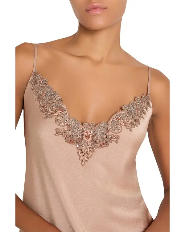 Kobi Halperin Camille Lace Trim Satin Camisole