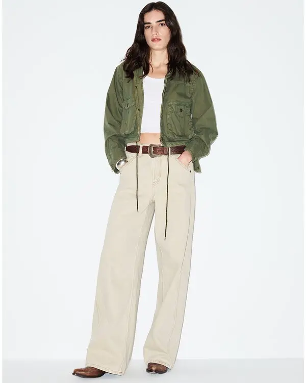 RE/DONE Jessie Cropped Jacket