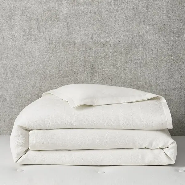 HUDSON PARK COLLECTION Channel Rib Duvet Cover, Full/queen Exclusive