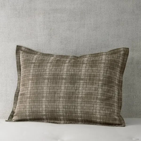 HUDSON PARK COLLECTION Textured Plaid King Sham Set Exclusive