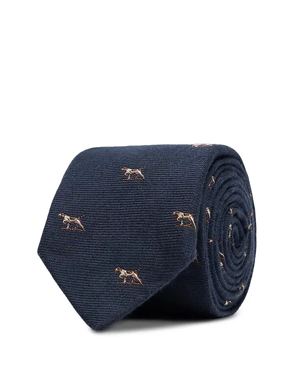 Rodd & Gunn Gunner Silk Cotton Heritage Tie - Navy