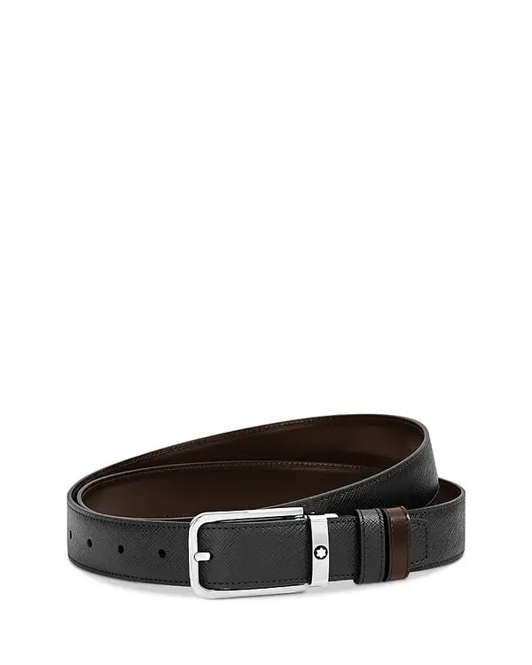 Montblanc Reversible Rectangle Buckle Belt