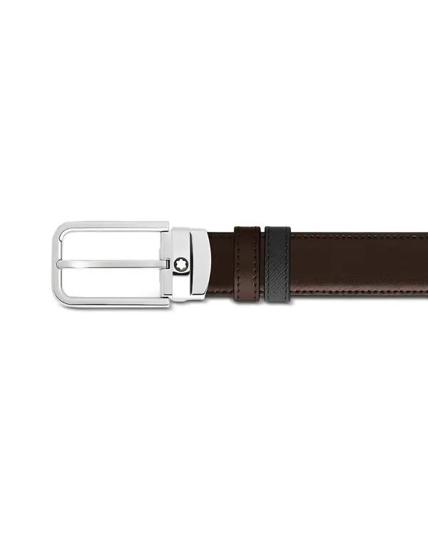 Montblanc Reversible Rectangle Buckle Belt