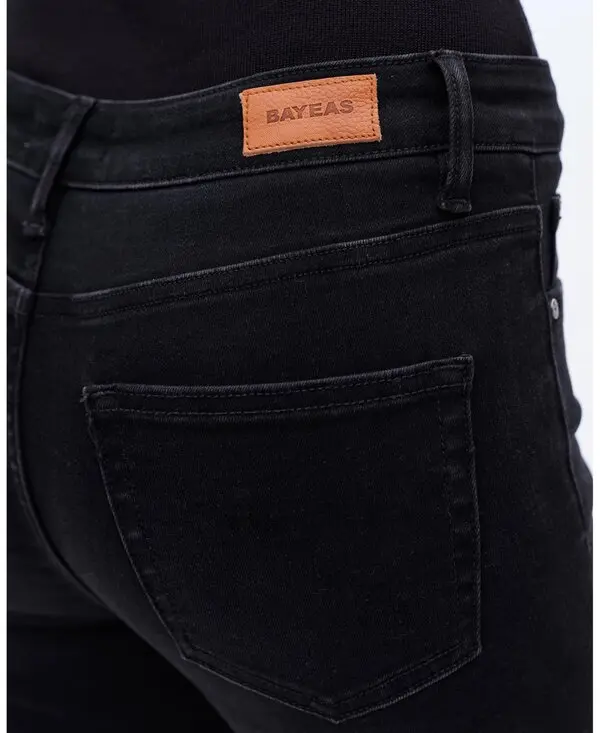 BAYEAS Mid Rise Bootcut Denim Jeans Stretch Comfortable
