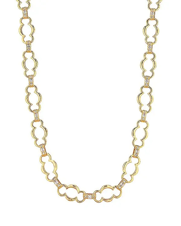 CAPUCINE DE WULF Maharani Grande Chain Necklace - Clear