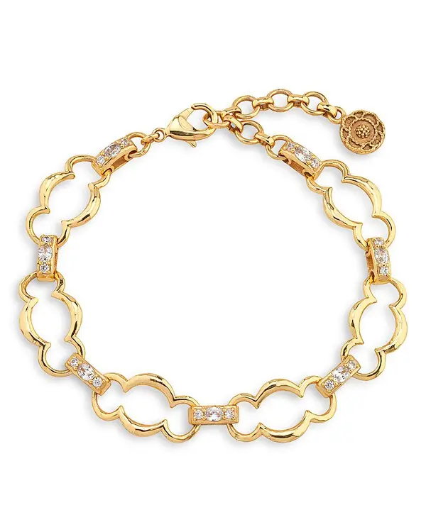 CAPUCINE DE WULF Maharani Grande Chain Bracelet - Clear