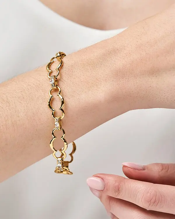 CAPUCINE DE WULF Maharani Grande Chain Bracelet