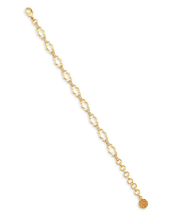CAPUCINE DE WULF Maharani Cubic Zirconia Link Bracelet