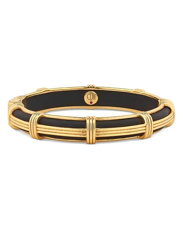 CAPUCINE DE WULF Gaia Petite Bangle Bracelet - Ebony