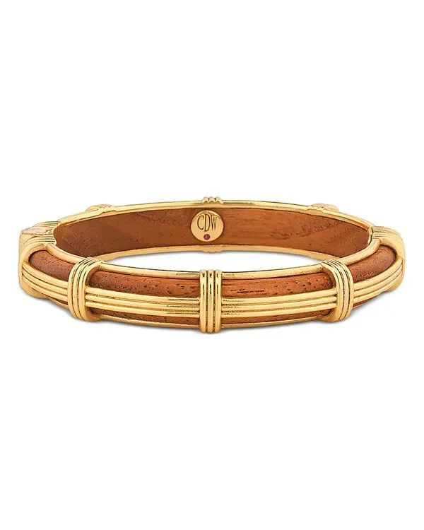 CAPUCINE DE WULF Gaia Petite Bangle Bracelet - Teak