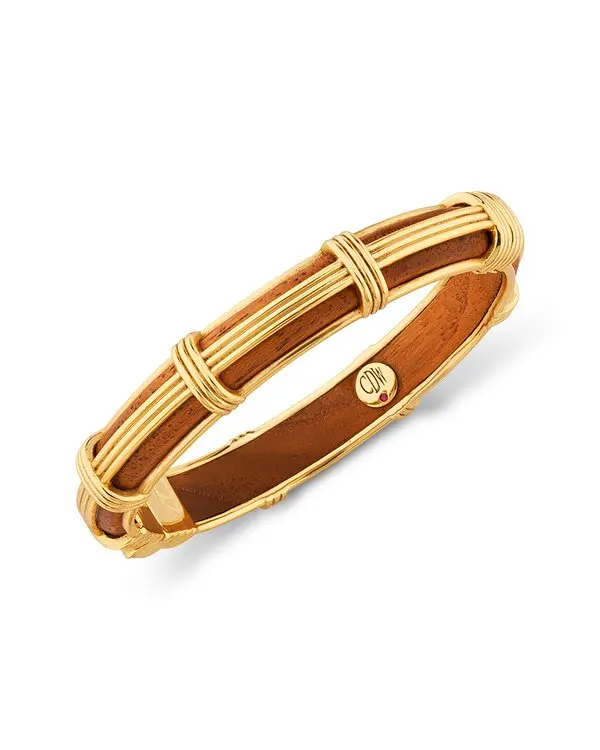 CAPUCINE DE WULF Gaia Petite Bangle Bracelet - Teak