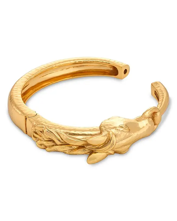 CAPUCINE DE WULF Equestrian Horsehead Bangle Bracelet