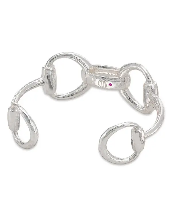 CAPUCINE DE WULF Equestrian Snaffle Bit Cuff Bracelet