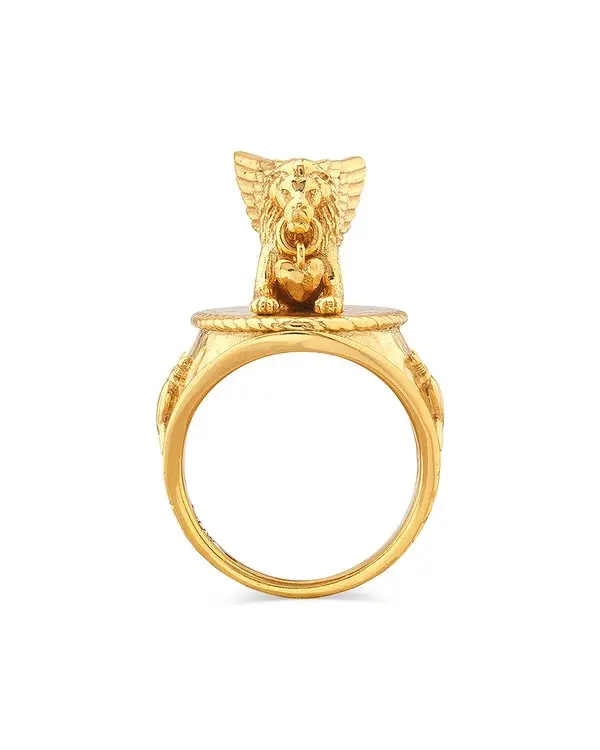CAPUCINE DE WULF Lionheart Cocktail Ring
