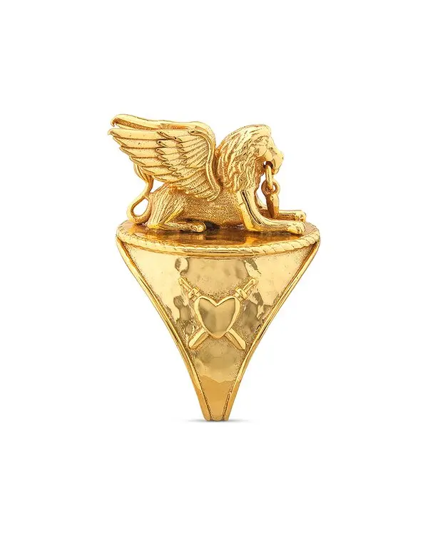 CAPUCINE DE WULF Lionheart Cocktail Ring