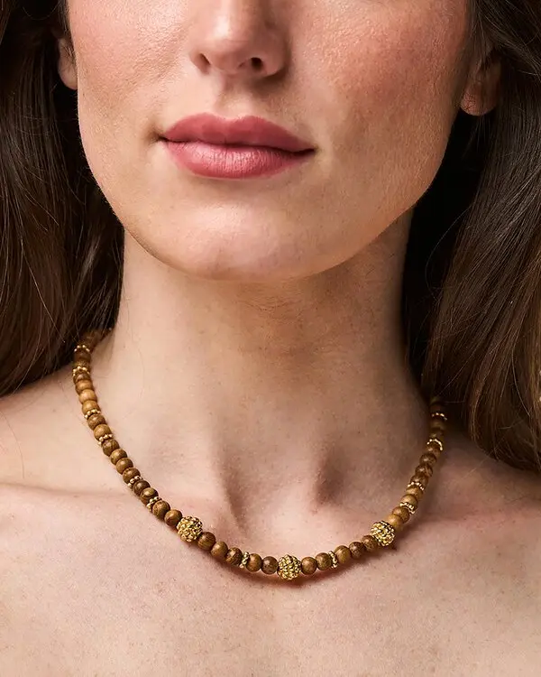 CAPUCINE DE WULF Berry Beaded Petite Strand Necklace, 16-18