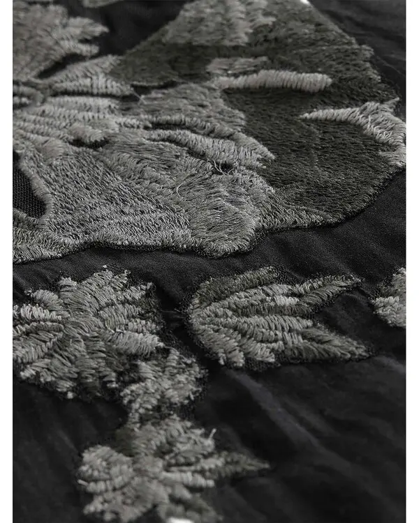 John Varvatos Arden Cotton & Silk Sheer Floral Shirt