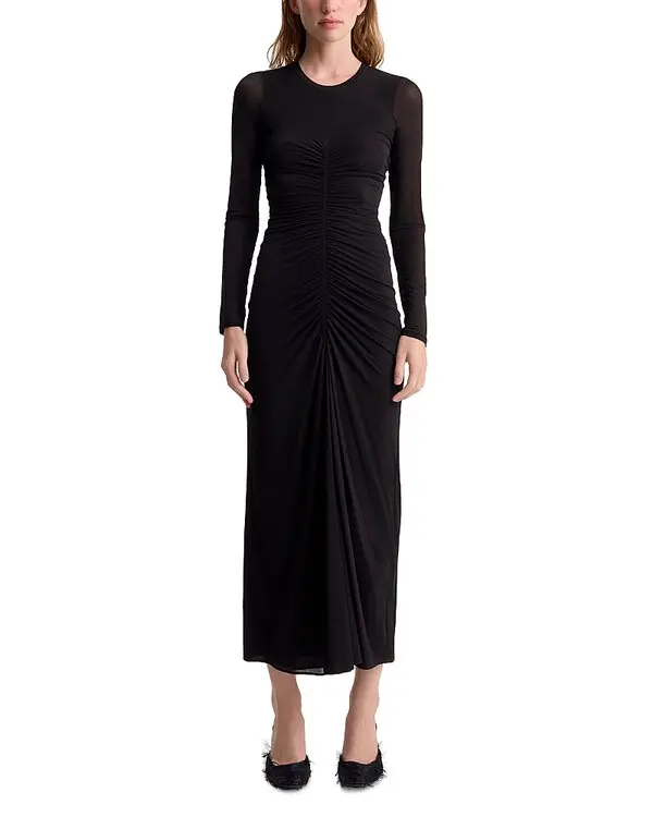 FFORME Selena Ruched Jersey Dress - Black
