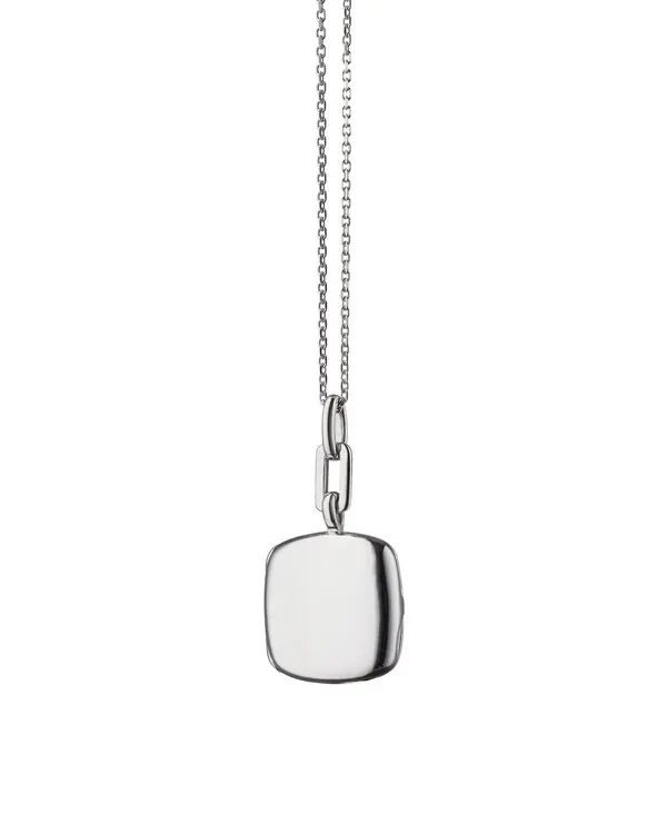 Monica Rich Kosann Slim Lockets Cushion Pendant Necklace