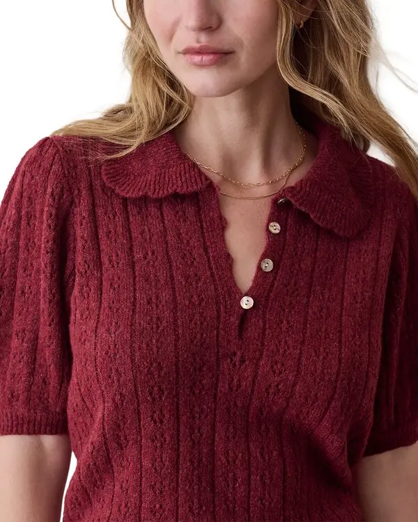 Marine Layer Sophie Collared Sweater