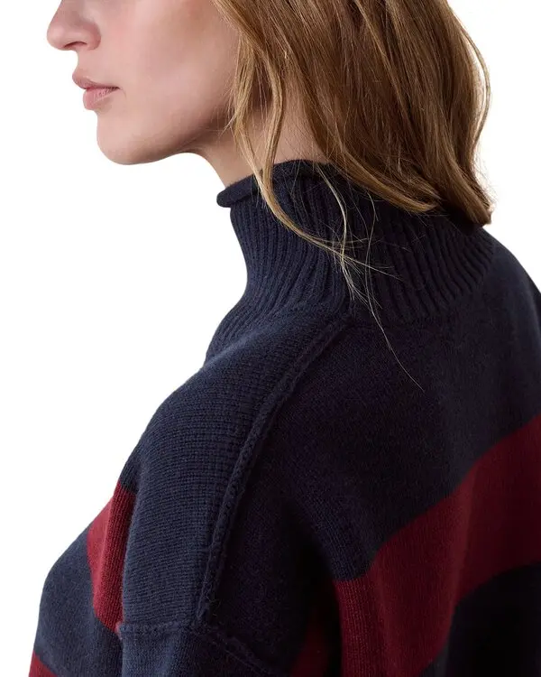 Marine Layer Maggie Cotton Blend Turtleneck Sweater