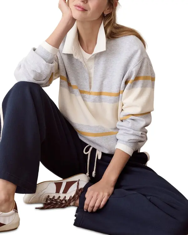 Marine Layer Cloud 9 Cotton Blend Fleece Track Pants