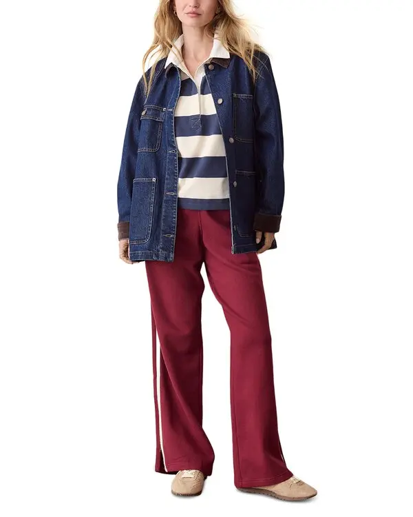 Marine Layer Cloud 9 Cotton Blend Fleece Track Pants