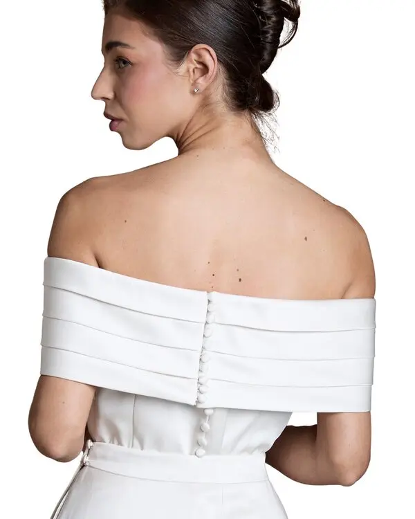 Coast Bandeau Neck Bridal Shrug Top