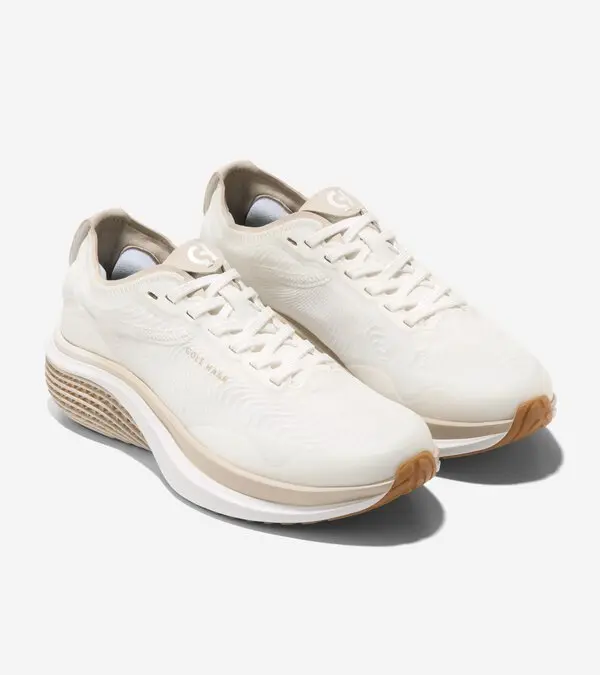 Cole Haan Riginalgrand Skyweave™ Everarc Running Sneakers - White-ivory-ancient Scroll