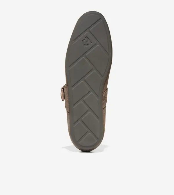 Cole Haan Grand Ambition Alissa Mary Jane Ballet Flats - Deep Olive