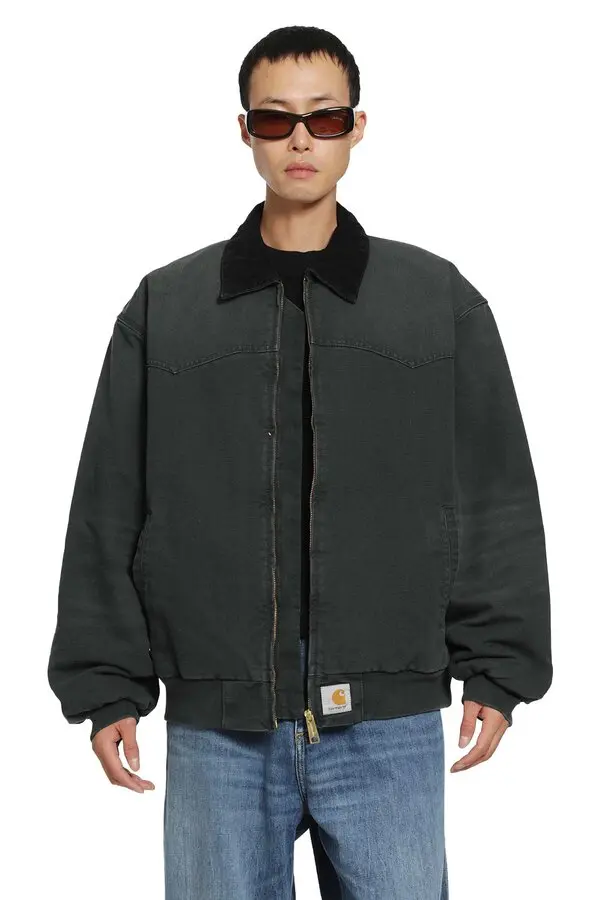Carhartt Work In Progress Og Santa Fe Jacket - Black