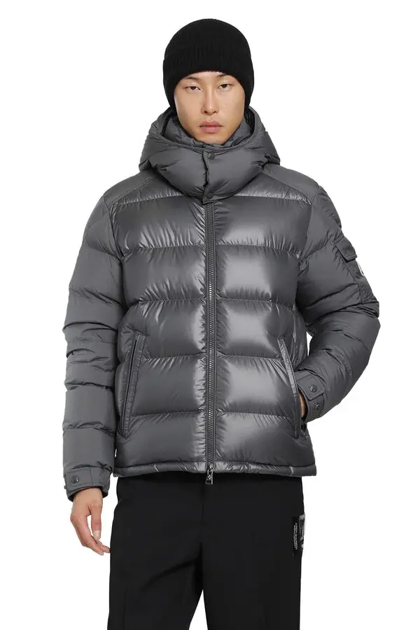Moncler Maya Short Down Jacket - Grey