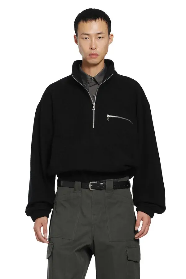RIER Polar Wool Fleece - Black