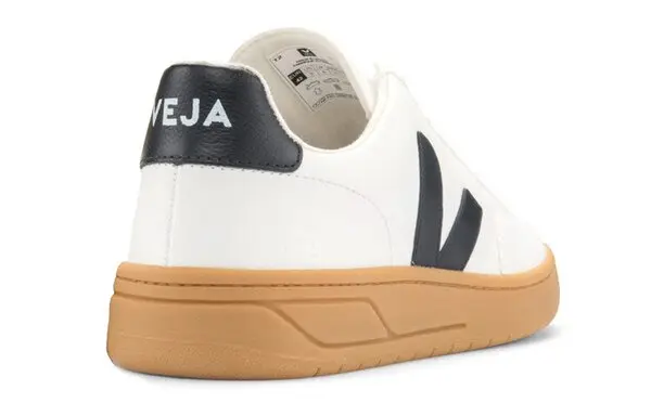 VEJA V-12 Leather 'white Nautico Gum Sole