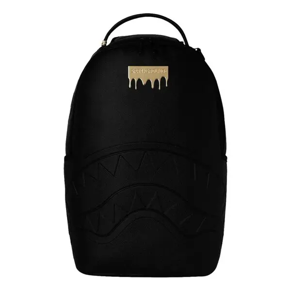 SPRAYGROUND Gold Brick Luxe Backpack - Black